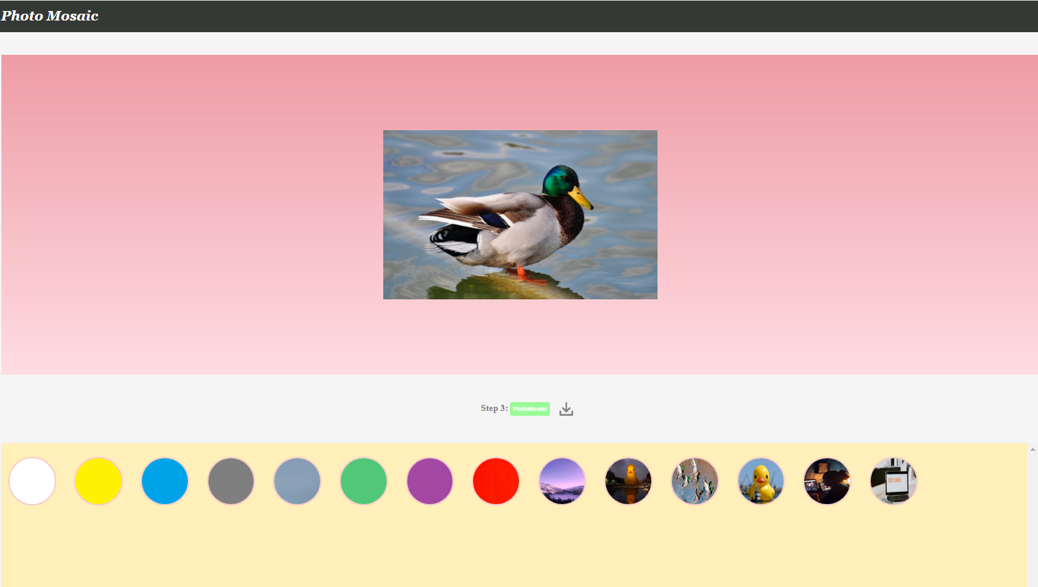 GitHub - wlgh2626/PhotoMosaic: PhotoMosaic